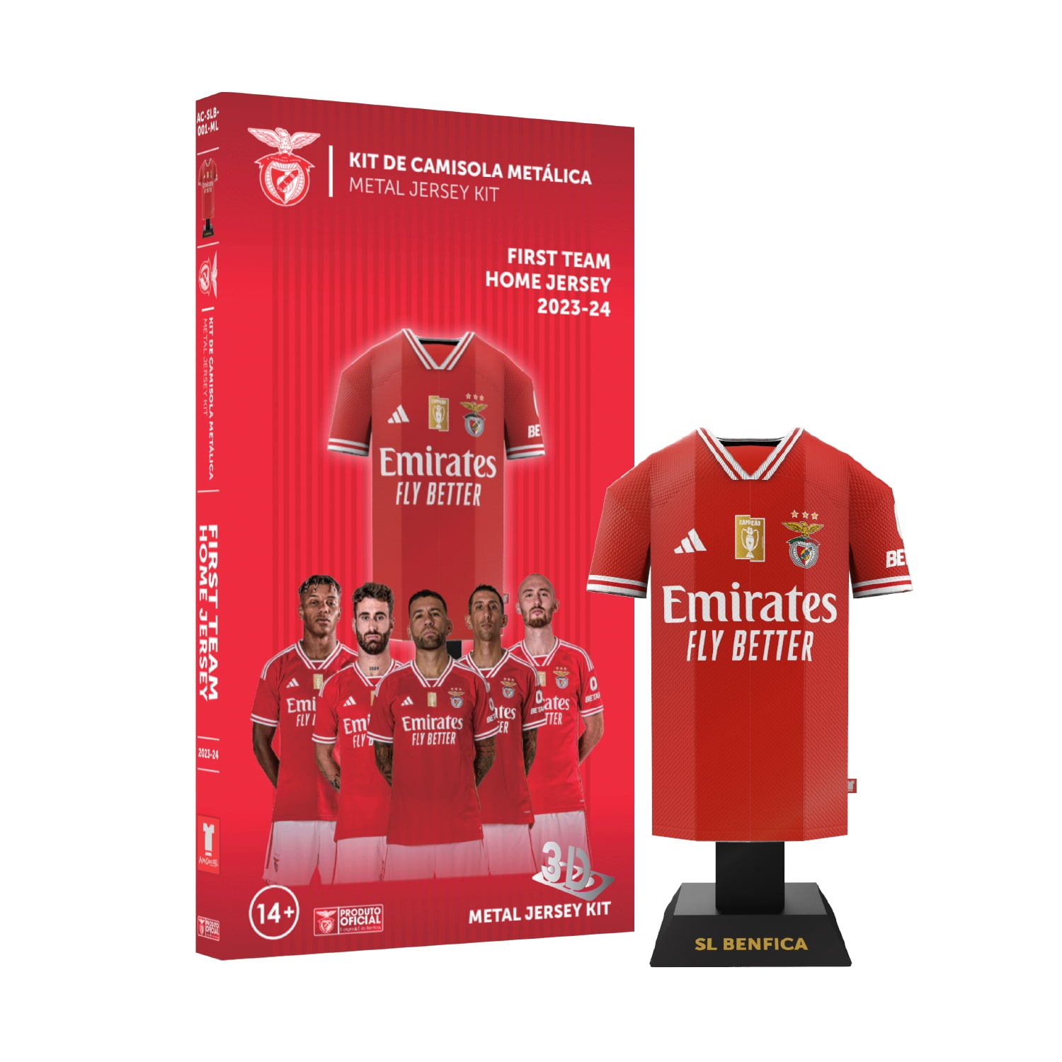 S.L. Benfica 23/24 Home Jersey | Model Kit | Official Benfica Merchandise