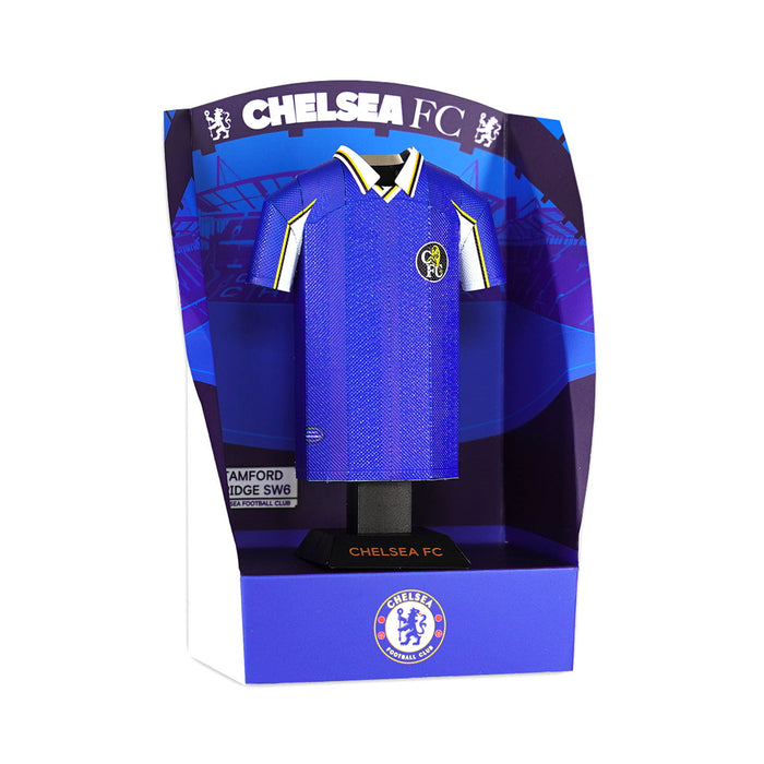 Chelsea FC 1998 Retro Metal Home Shirt | Alloy Collectors